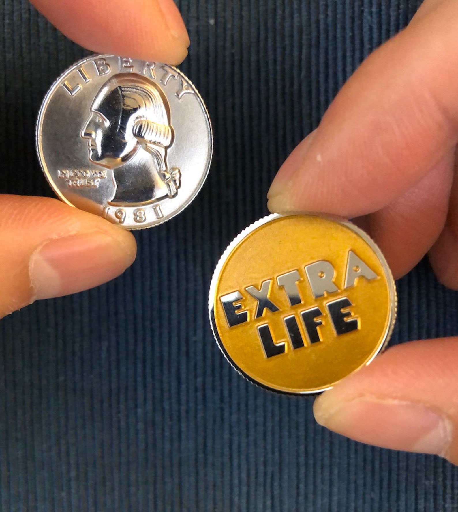 Extra Life Coin Ready Player One - Etsy