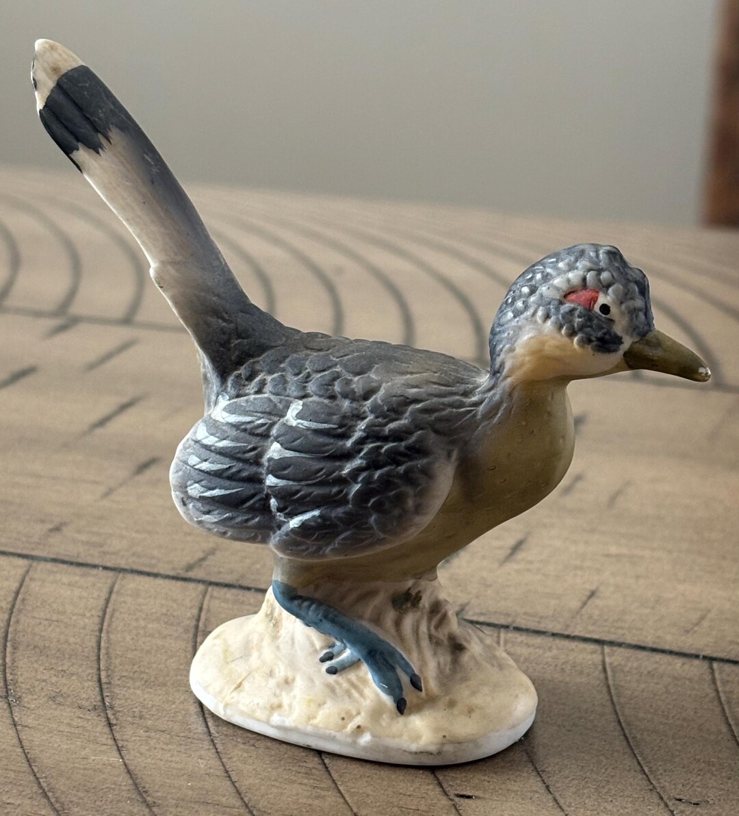 Vintage Road Runner Bird Porcelain Figurine - Made in Japan - Etsy