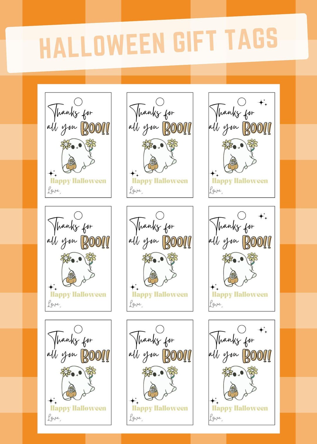 Halloween Teacher Gift Tags - Etsy