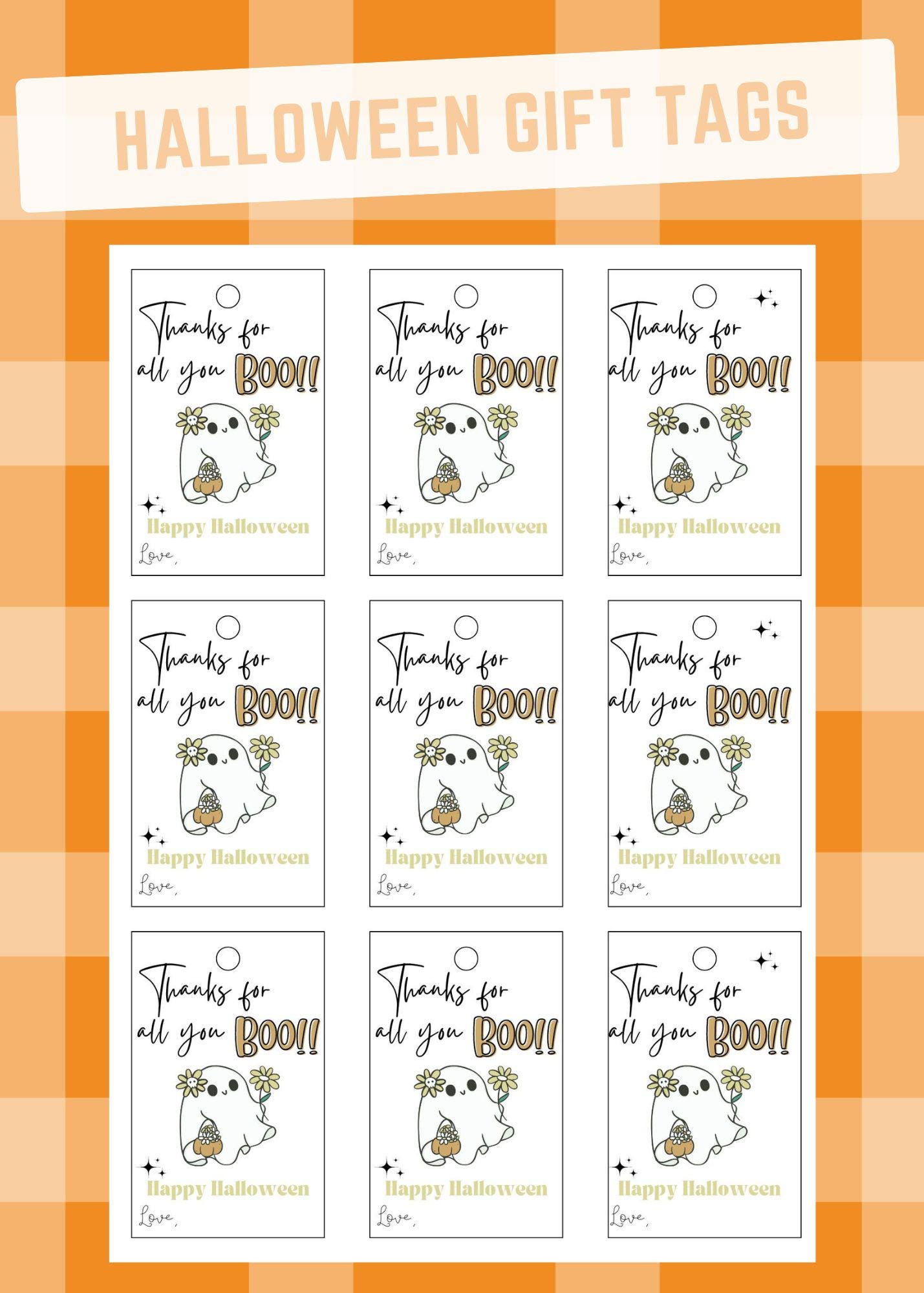 Halloween Teacher Gift Tags - Etsy