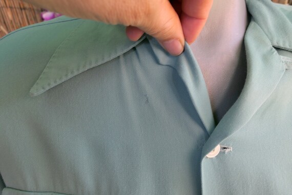 40's Vintage McGregor Gabardine Loop Collar Flap Pock… - Gem