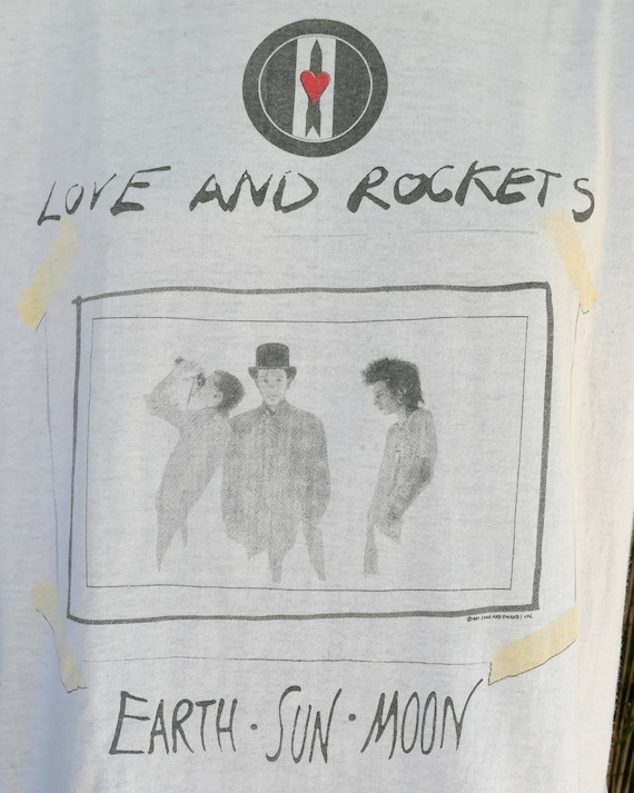 80's Vintage 1987 LOVE & ROCKETS Earth Sun Moon Tour … - Gem