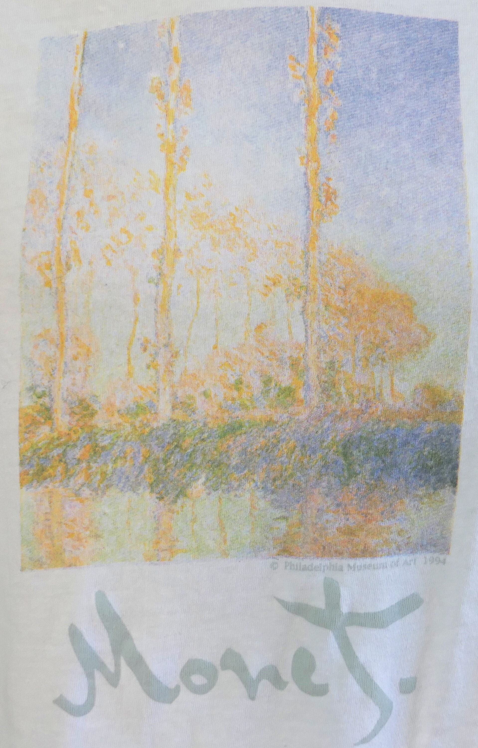 90's Vintage 1994 CLAUDE MONET Poplars Three Trees in Autumn 90's Vintage 1994 CLAUDE MONET Poplars Three Trees in Autumn