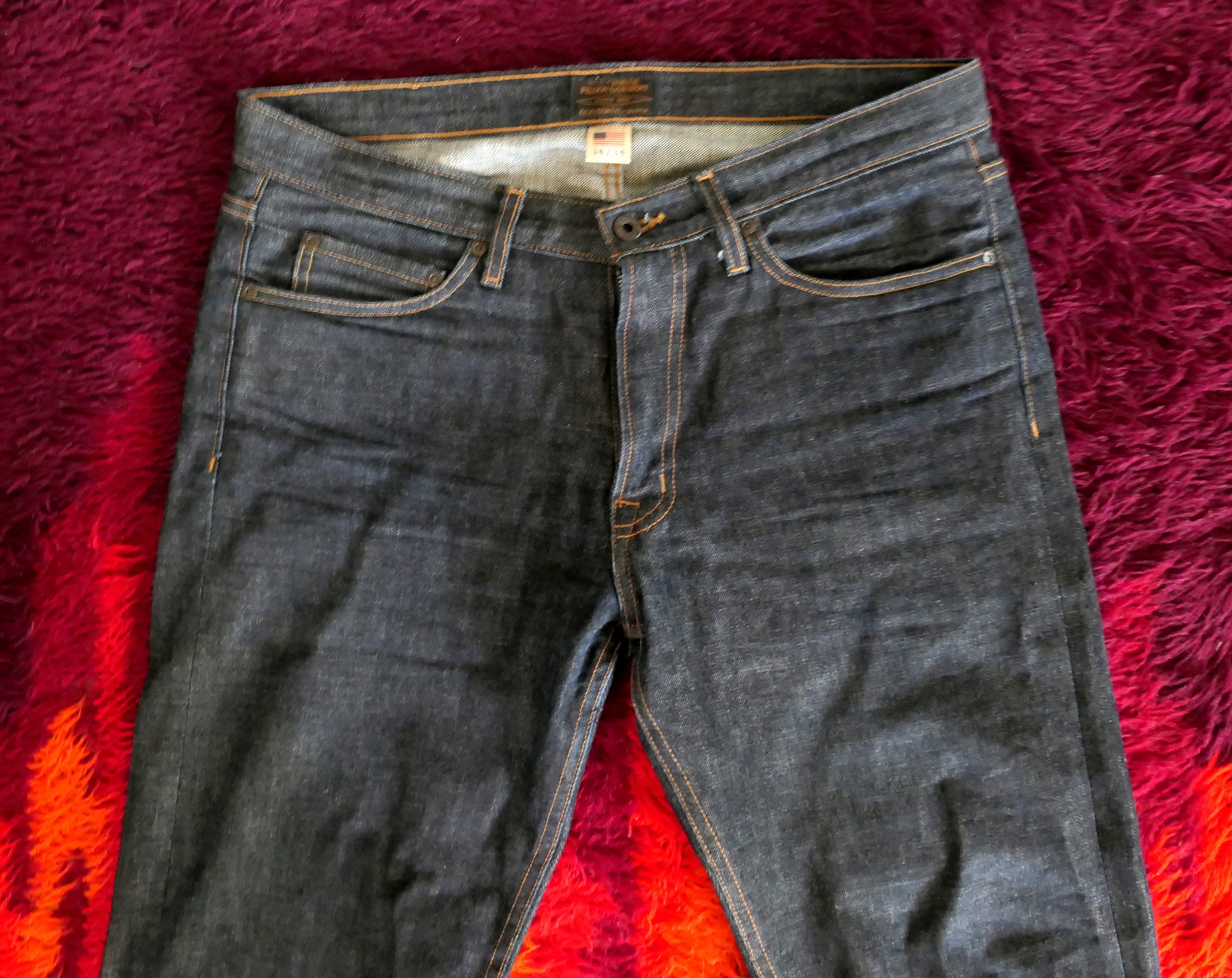 FILSON Rail Splitter Japanese Selvedge Indigo Denim Jeans 34 X 34 - Etsy
