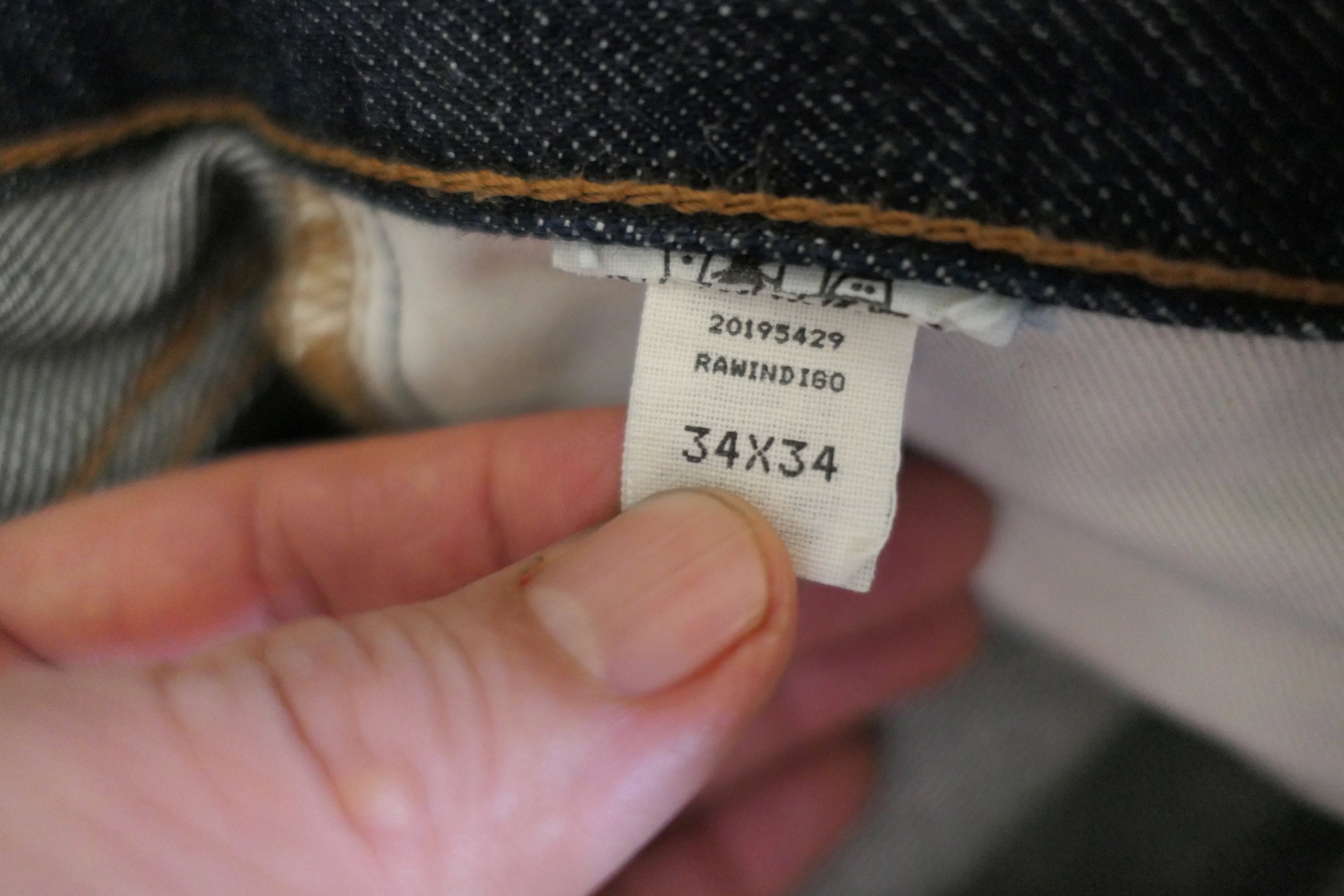 FILSON Rail Splitter Japanese Selvedge Indigo Denim Jeans 34 X 34 - Etsy