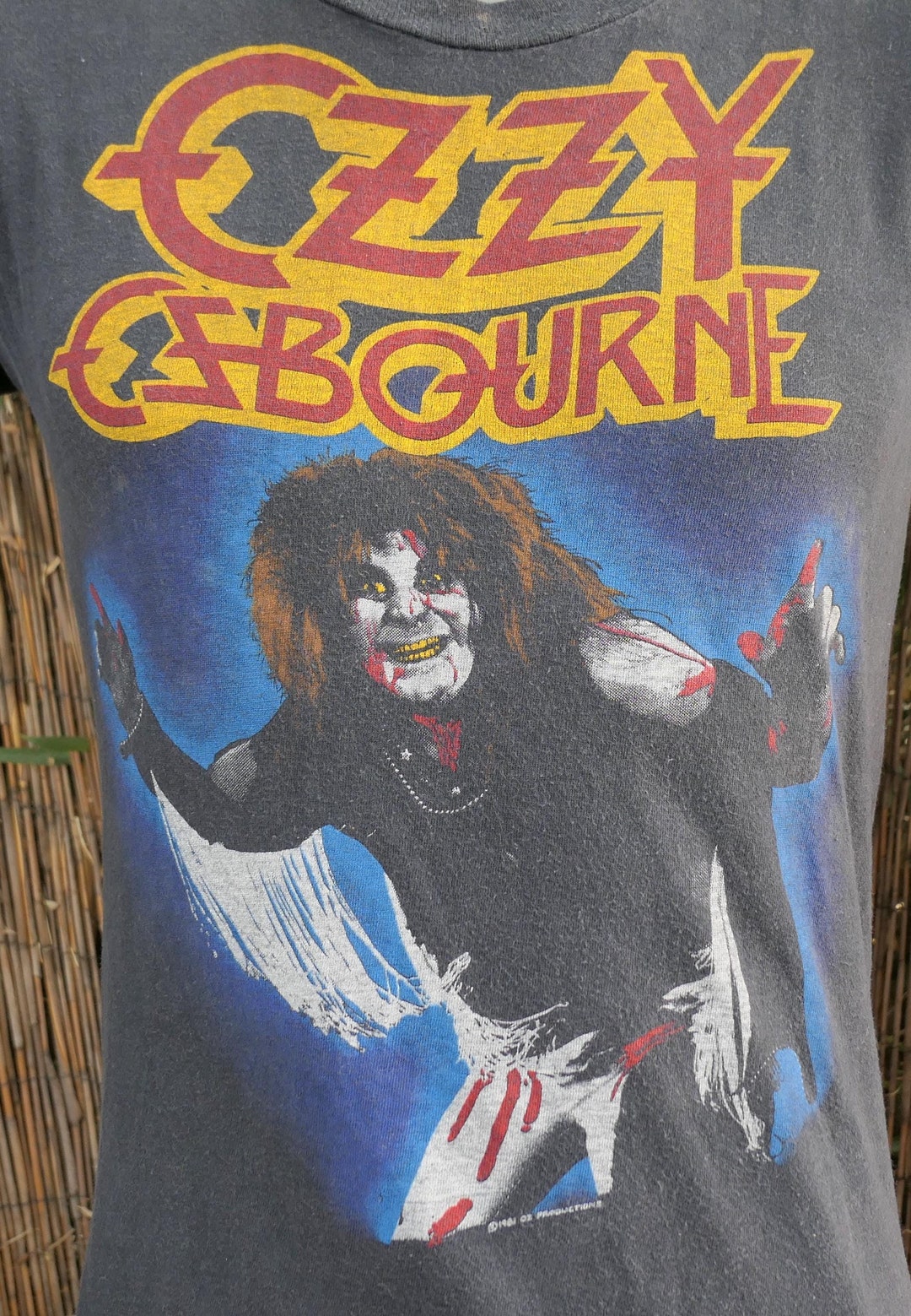 80's Vintage 1981 OZZY OSBOURNE Diary of A Madman T Shirt Small With ...