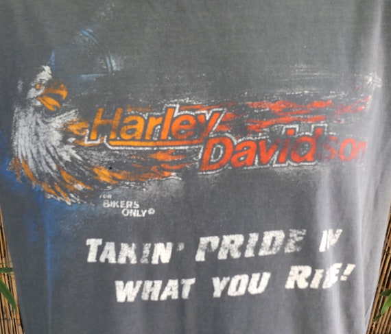 80's Vintage HARLEY DAVIDSON Takin' Pride In What You… - Gem