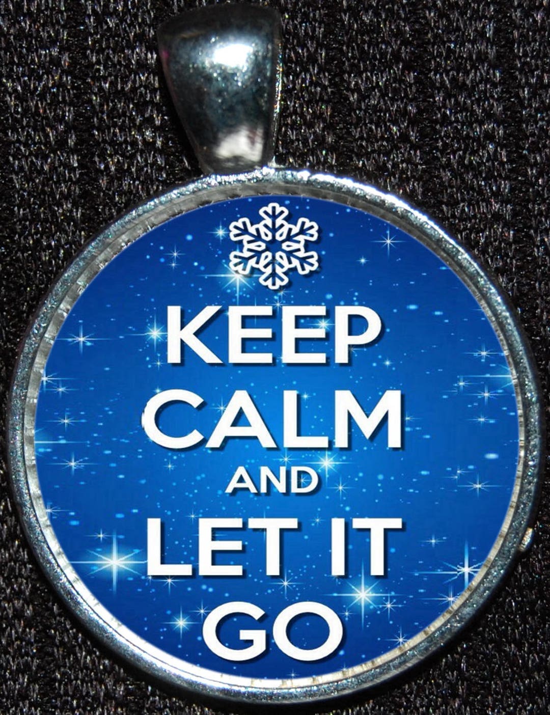 Disney Frozen Keep Calm and Let It Go Princess Anna Queen Elsa Sisters ...