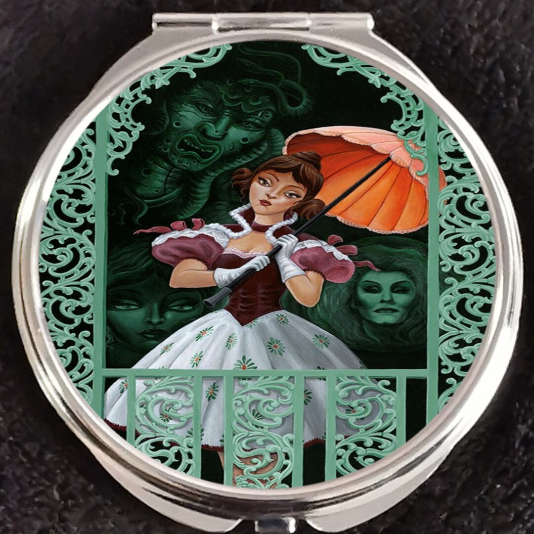 Disney Haunted Mansion Ballerina Stretch Portrait Painting Flash Art ...