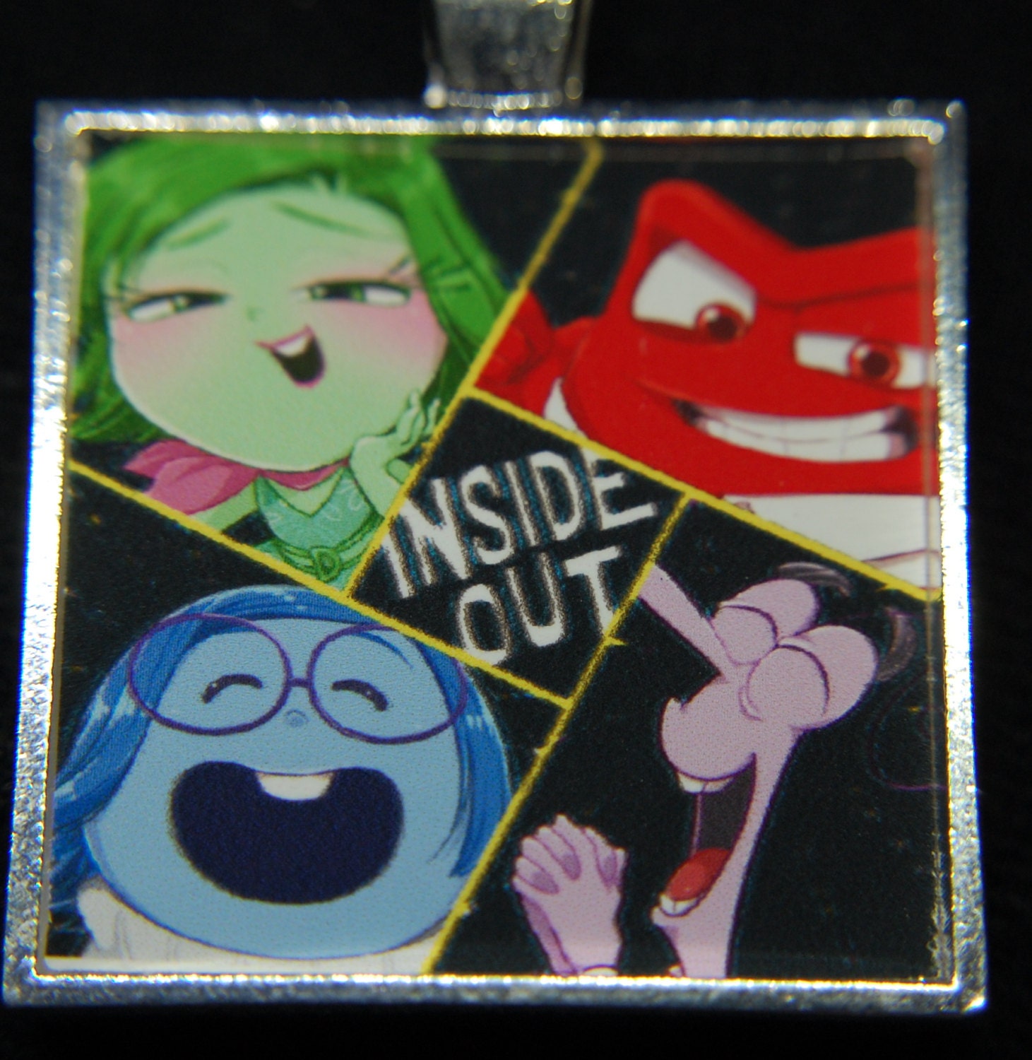 Disney Pixar Inside Out Riley Emotions Anger Sadness Disgust Fear Emoji ...