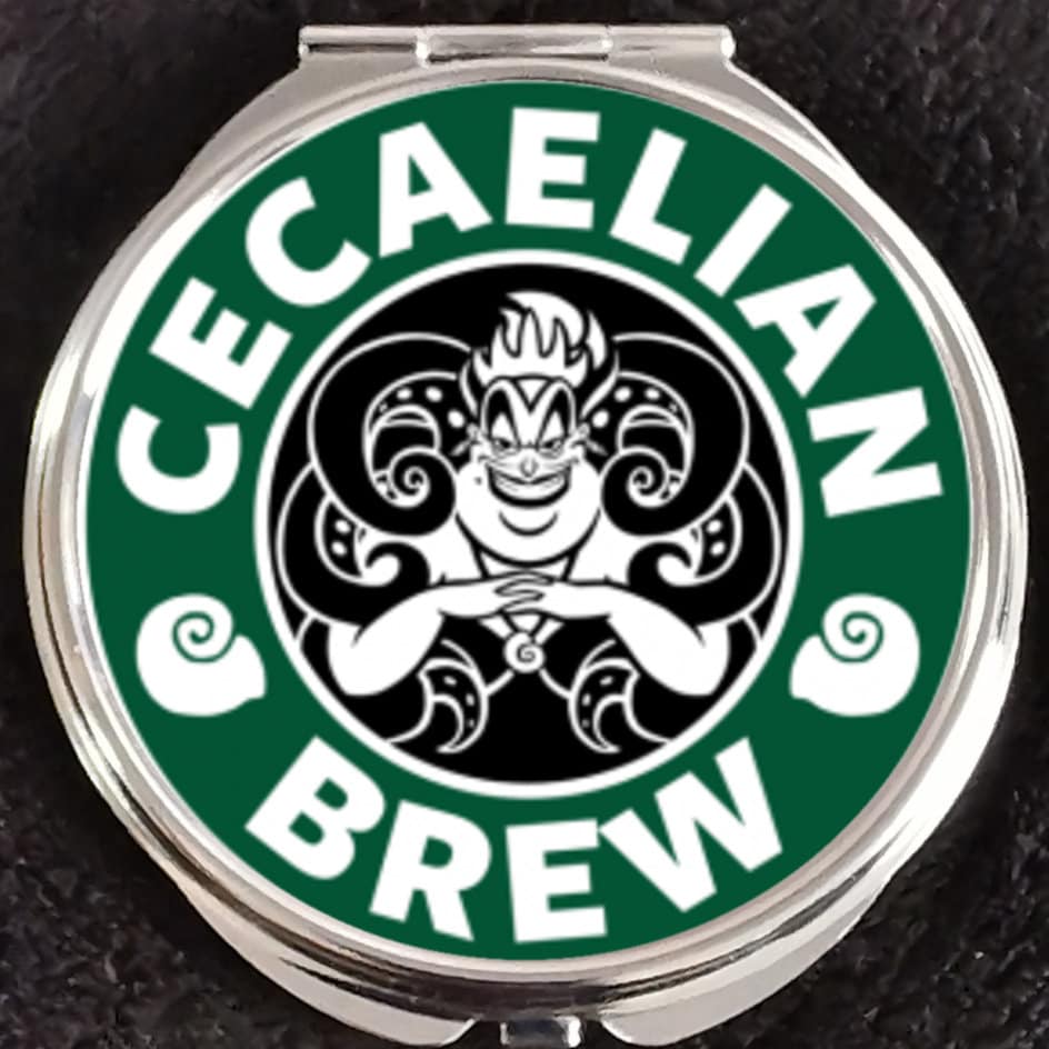 Ursula Cecaelian Brew Little Mermaid Villain Caffeine Starbucks Logo ...