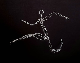 Wire Ballet Dancer Sculpture - Etsy