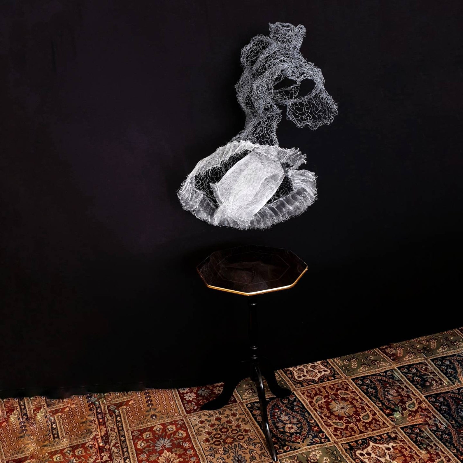 Torso Sculpture Cabaret Modern Wall Art Wire Mesh Female Torso - Etsy