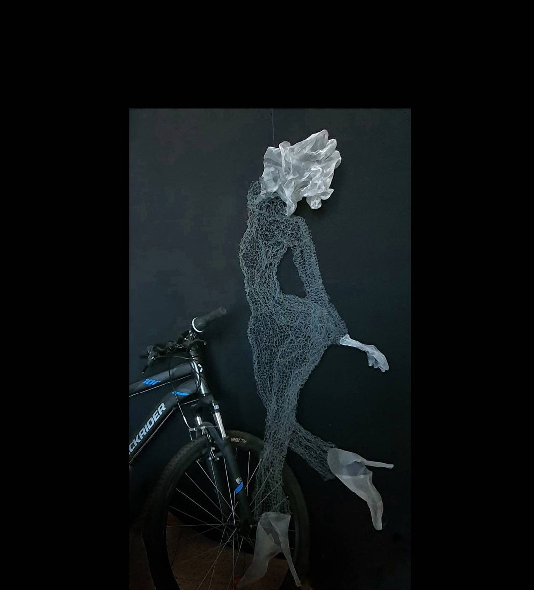 Outdoor / Indoor Life Size Metal Wall Sculpture Woman Torso Oversize ...