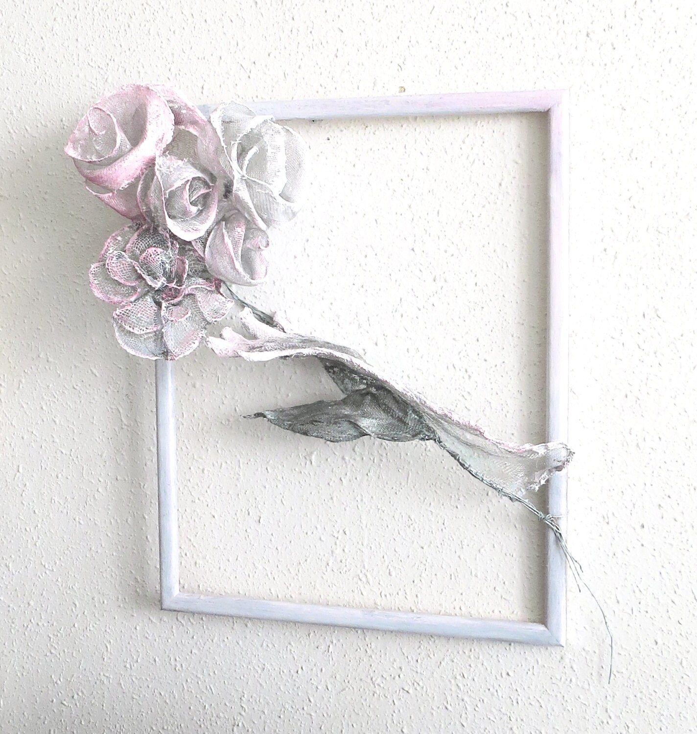 Roses for You Wire Mesh Sculpture / Framed Metal / Wall Art OOAK. - Etsy