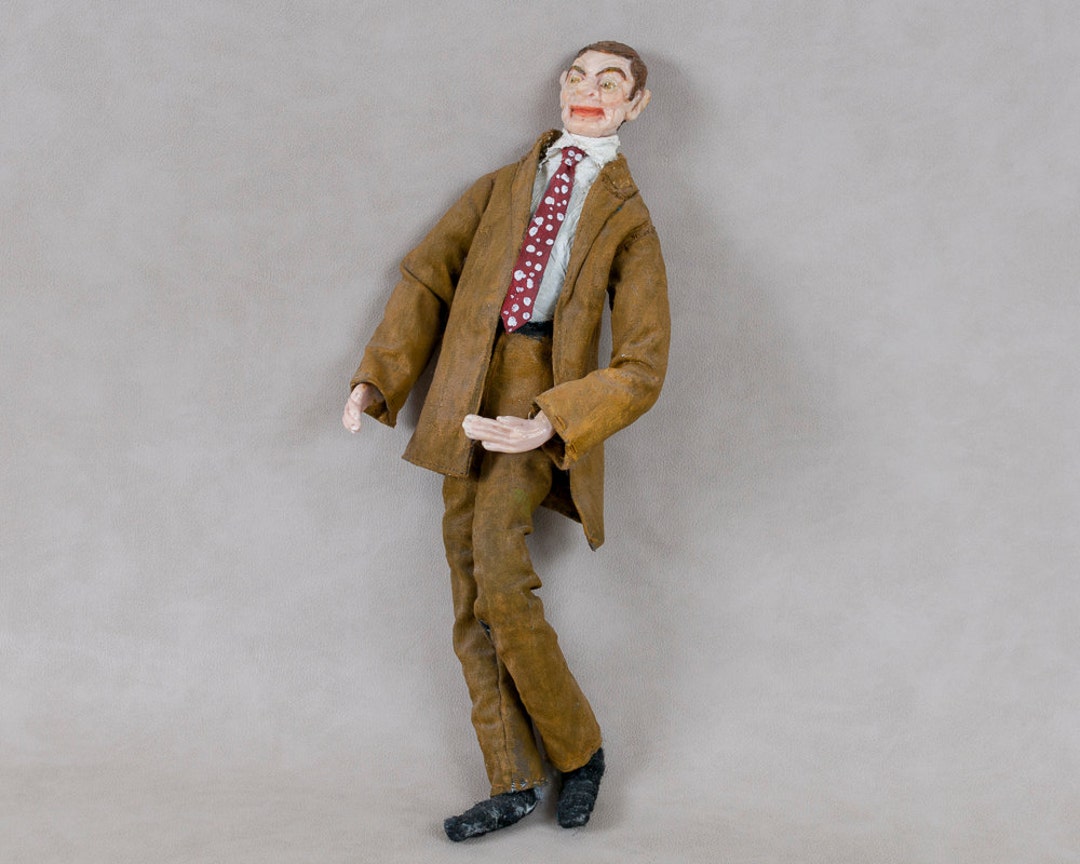 Mr Bean. Mister Bean. Fimo and Textile Doll. OOAK Doll for Home and ...