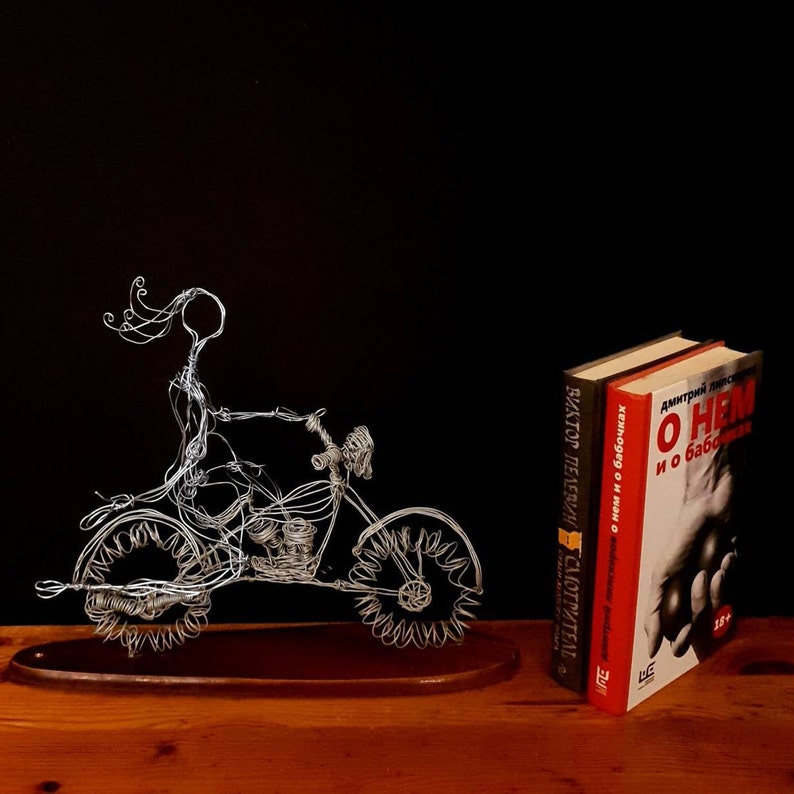 Cycling, Bicycle Racer Metal Sculpture, Bike Champ, Modern Art CHAMPION ...