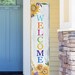 Summer Sign, Porch Sign, Spring Wood Welcome Sign, Vertical Front Door ...