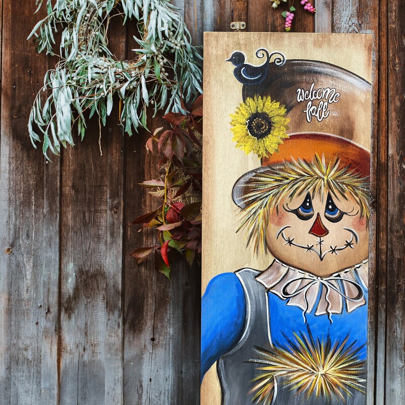 Scarecrow Sign - Etsy