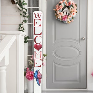 Valentine’s Day Welcome Sign,valentines, Valentine’s Day Sign, Front ...
