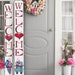 Valentine’s Day Welcome Sign,valentines, Valentine’s Day Sign, Front ...