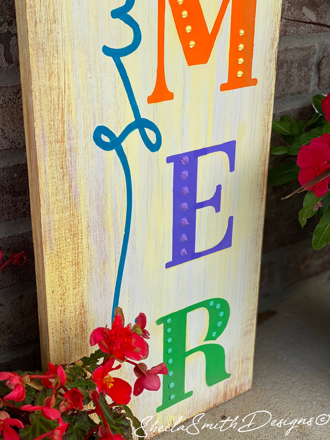 WELCOME SIGN FUN Sweet Summer Popsicle Sign Vertical Front - Etsy