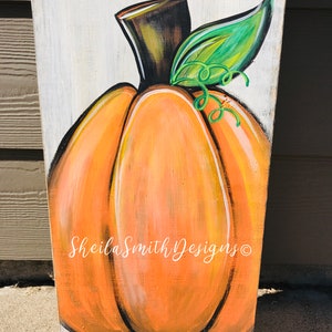 Pumpkin Fall Welcome Sign, Fall Decor, Fall Sign, Welcome Sign, Pumpkin ...
