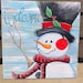 Snowman Welcome Sign, Welcome Sign, Snowman Decor, Christmas Decor ...