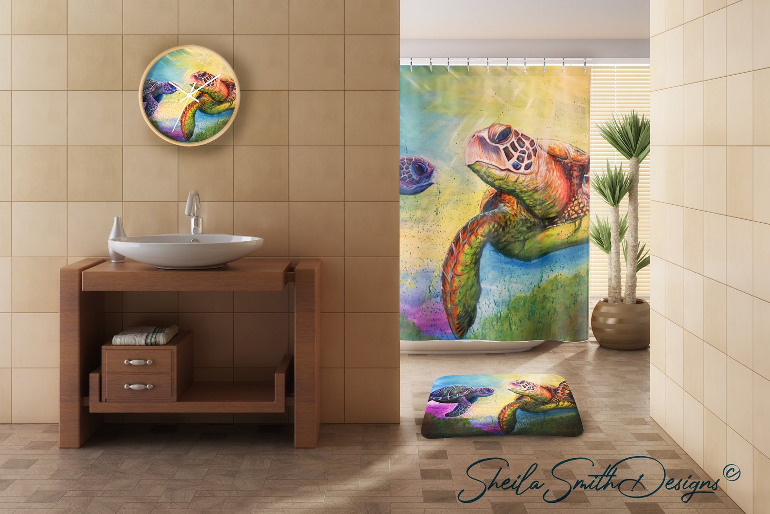 Soft Turtle Bath Mat Turtle Bathroom Decor Turtle Bath Mat - Etsy