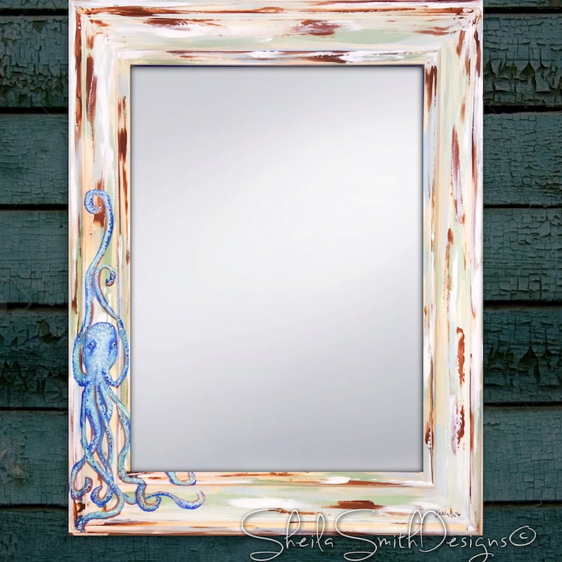 Octopus Mirror - Etsy