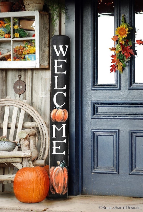 Autumn Welcome Sign
