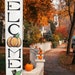 Pumpkin Fall Welcome Sign, Fall Decor, Fall Sign, Welcome Sign, Pumpkin ...
