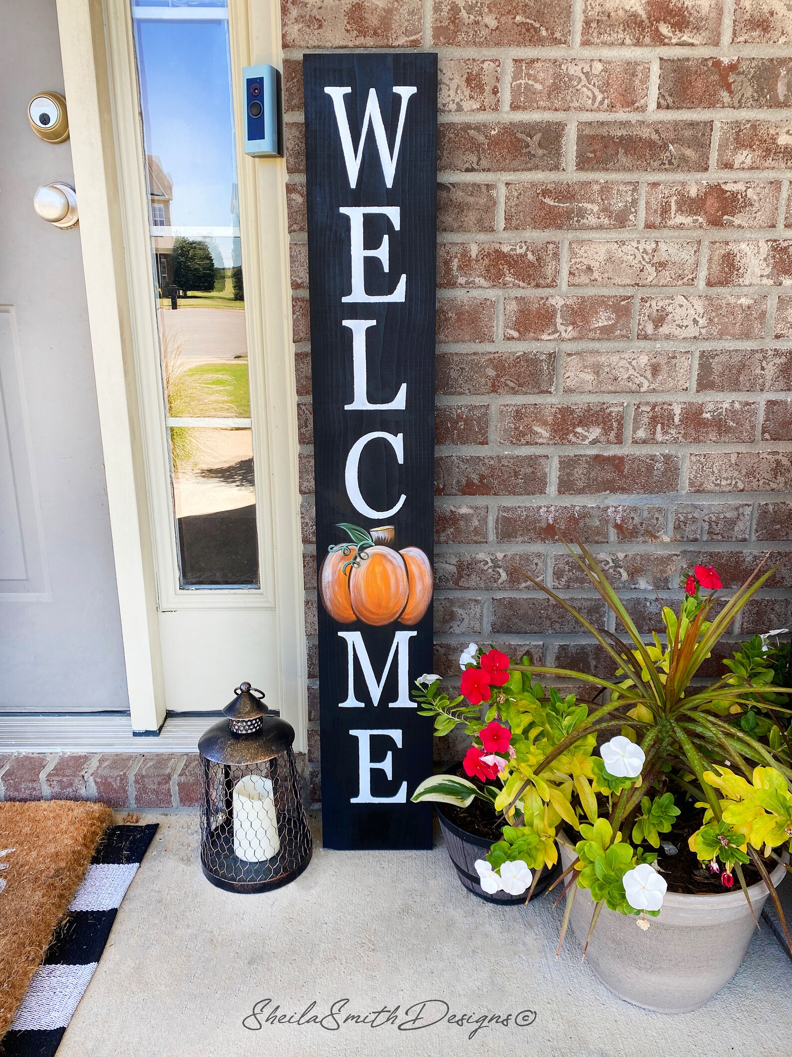 Pumpkin & Snowman Flip Sign Fall Sign Winter Sign Snowman - Etsy