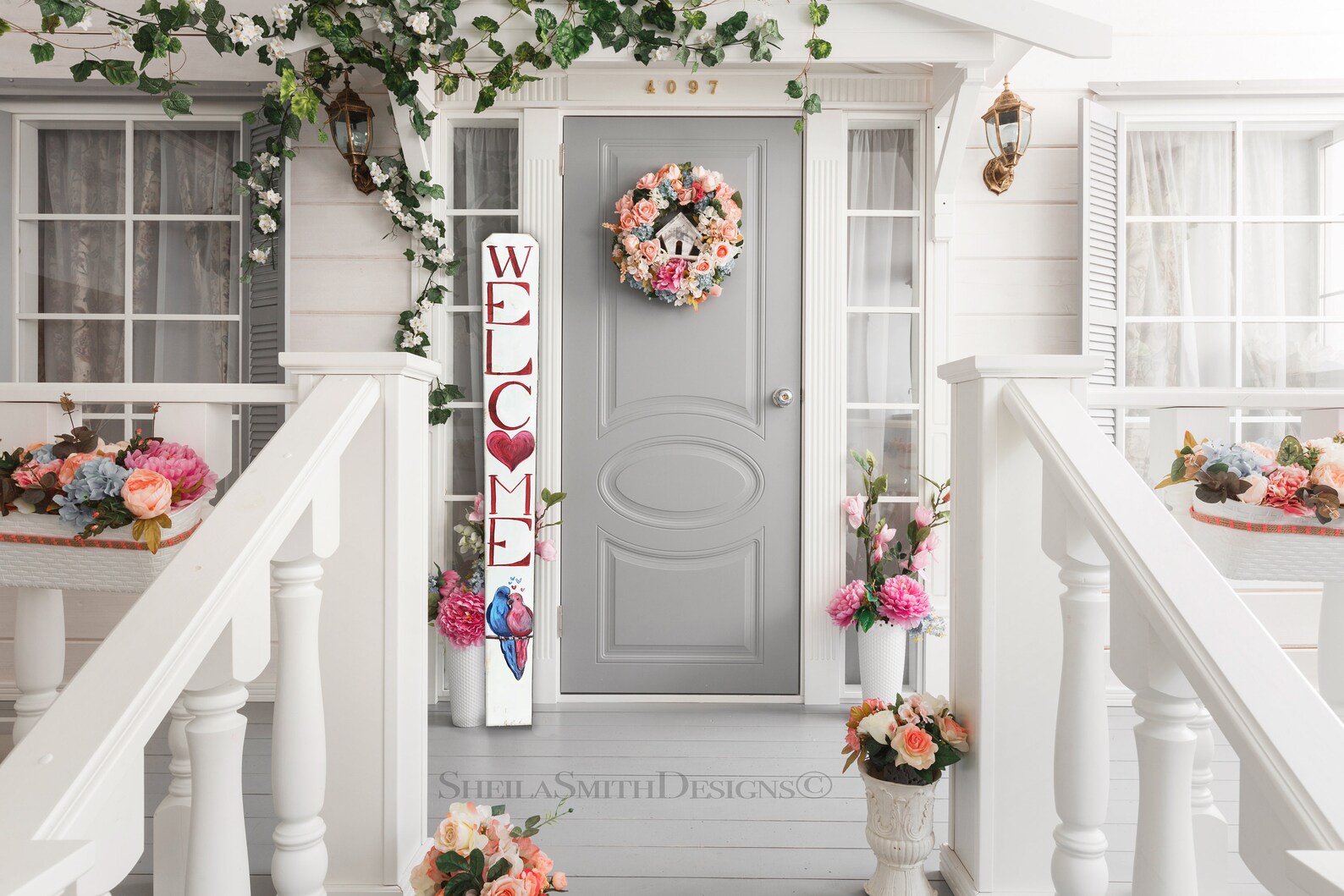 Valentines Day Welcome Signvalentines Valentines Day Sign - Etsy