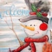 Snowman Welcome Sign, Welcome Sign, Snowman Decor, Christmas Decor ...