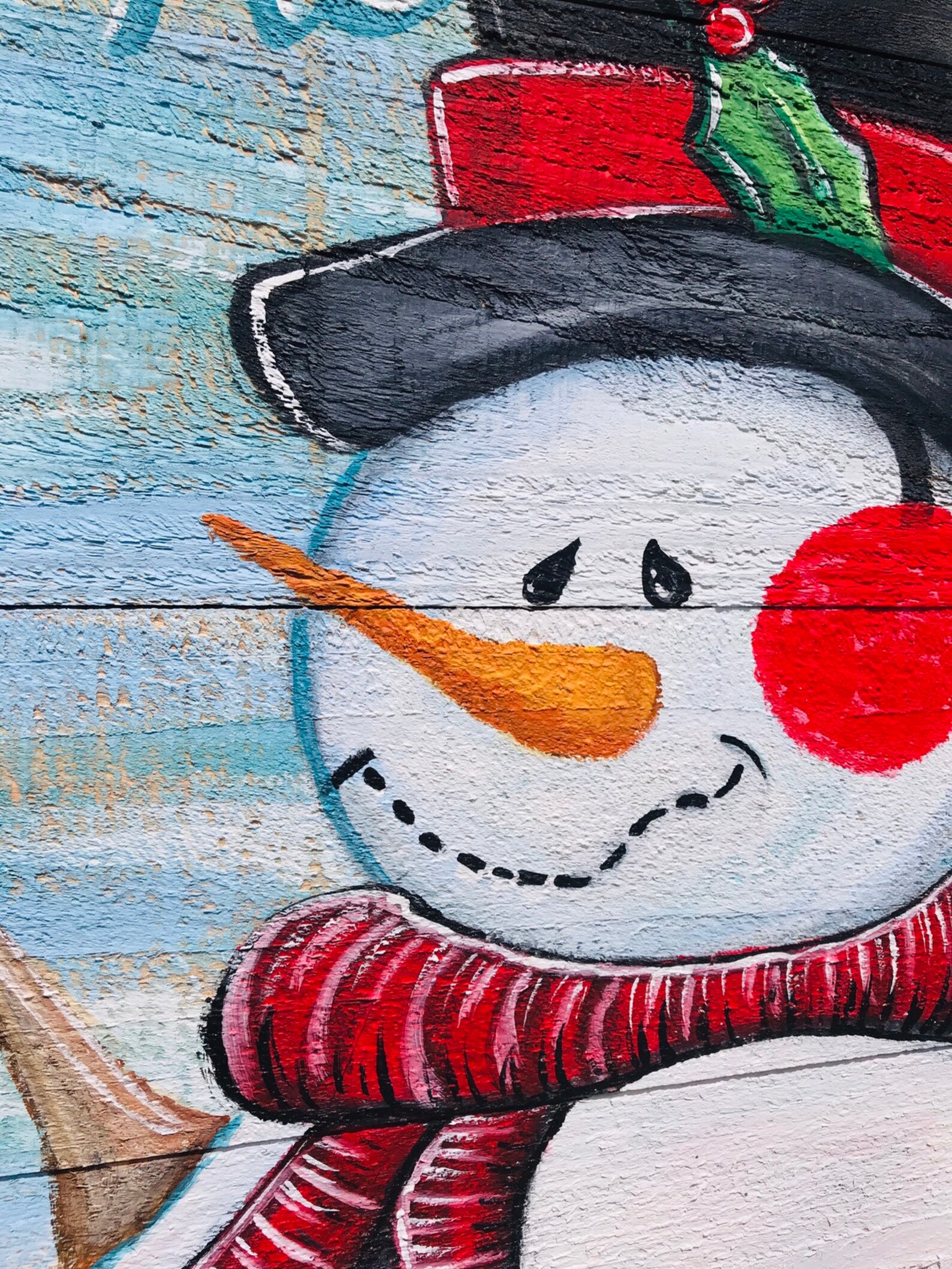 Snowman Welcome Sign, Welcome Sign, Snowman Decor, Christmas Decor ...