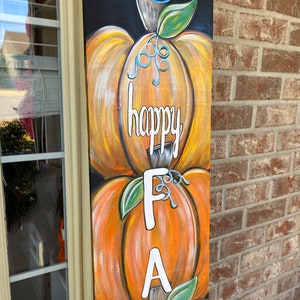 Happy Fall Y'all Pumpkin Fall Sign, Fall Decor, Welcome Sign, Pumpkin ...