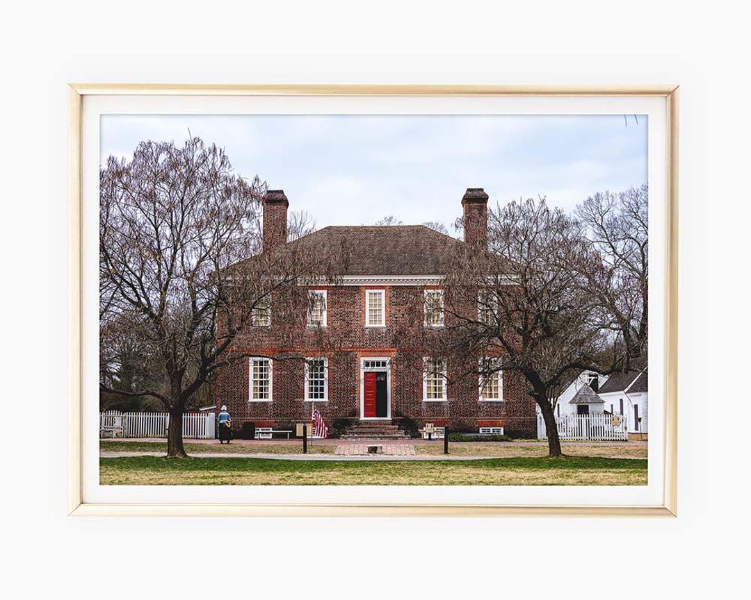 Colonial Williamsburg Print, George Wythe House, Williamsburg ...