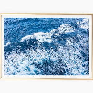 Blue Ocean Prints, Tropical Art, Caribbean Water Photography, Coastal ...