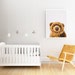 Bear Prints, Nursery Wall Art, Woodlands Nursery Animal, Bear Nursery ...