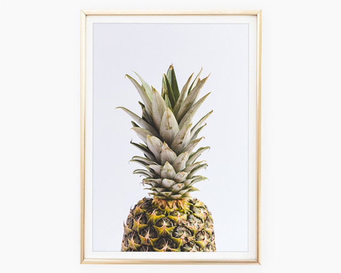 Pineapple Prints Download Pineapple Decor Fruit Prints - Etsy