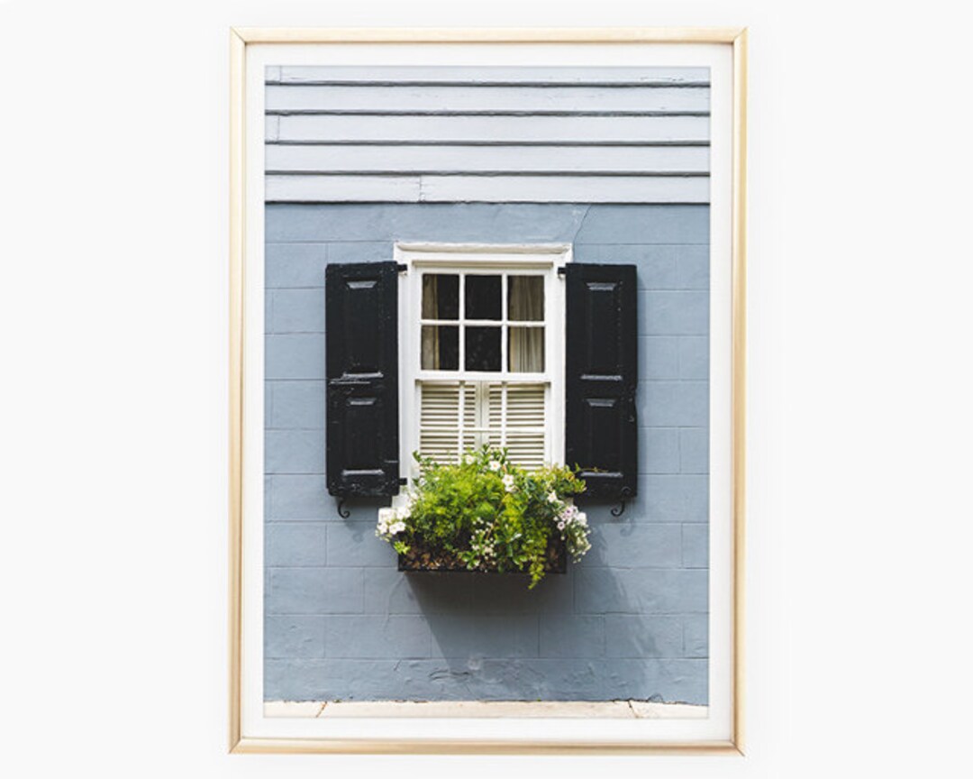 Vertical Charleston Window Print Download, Charleston Prints ...