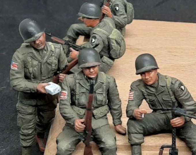 Painted Miniatures - US Paratroopers 101st Light Company - Tank Riders ...