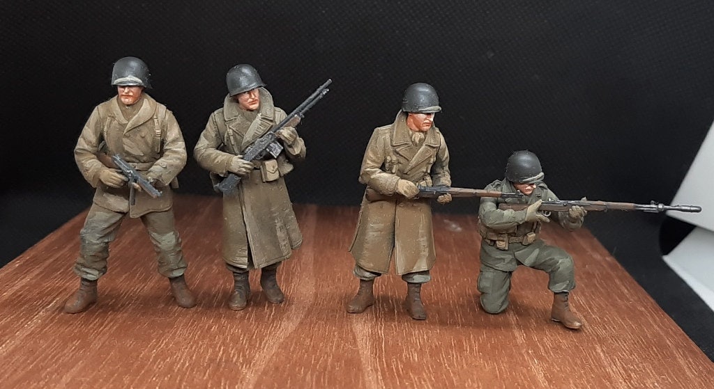 Painted Miniatures US Soldiers WW2 - Etsy