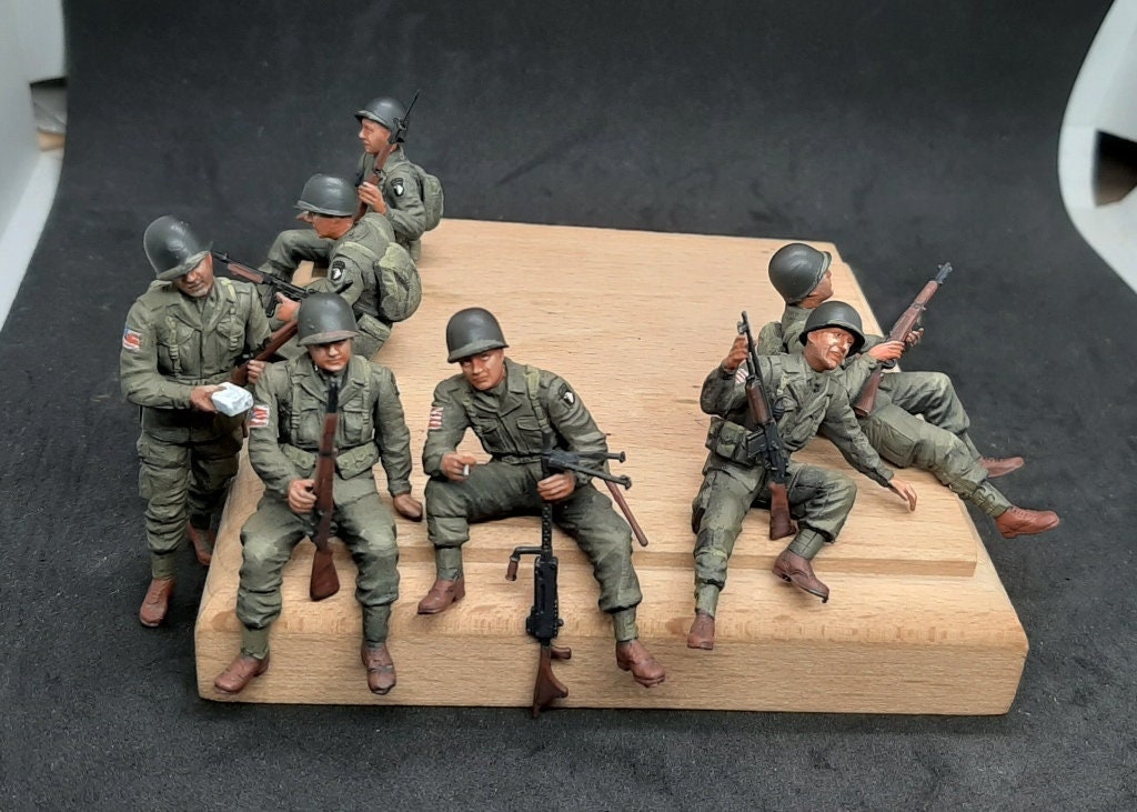 Painted Miniatures US Paratroopers 101st Light Company - Etsy
