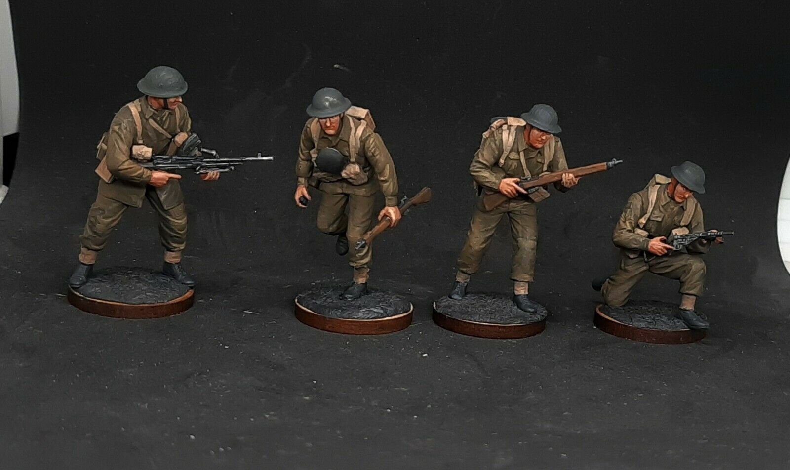 Scale Miniatures 1/35 Assembled Painted British Troops Figures - Etsy