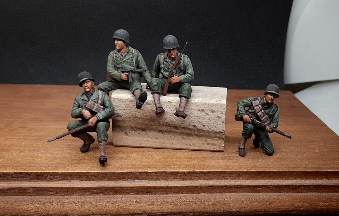 1/35 PAINTED U.S. Infantry Tank Riders (4 Figures) - Etsy