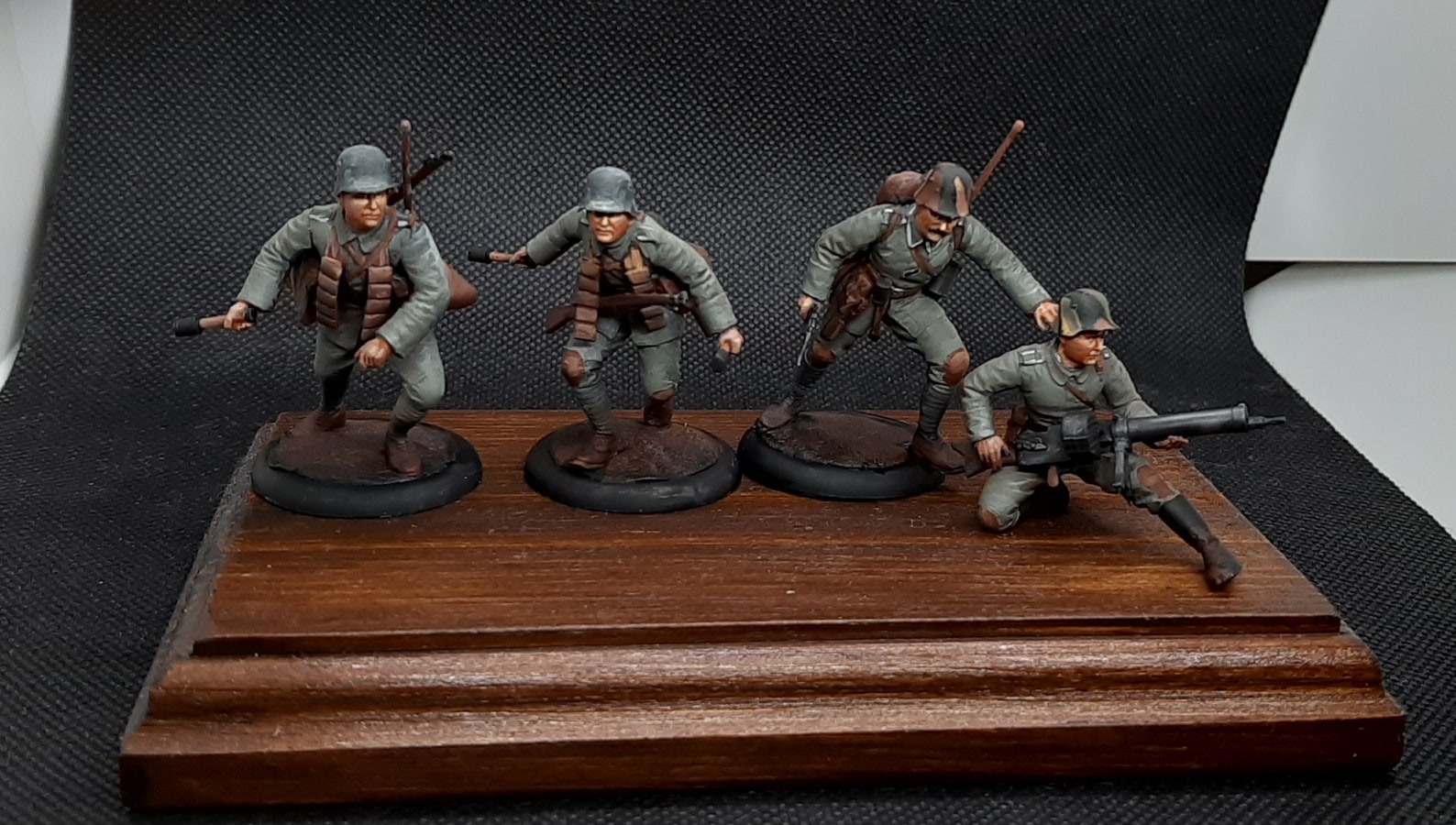 Painted Miniatures - German Sturmtruppen 1918, 4 Figures Scale 1/35 - Etsy