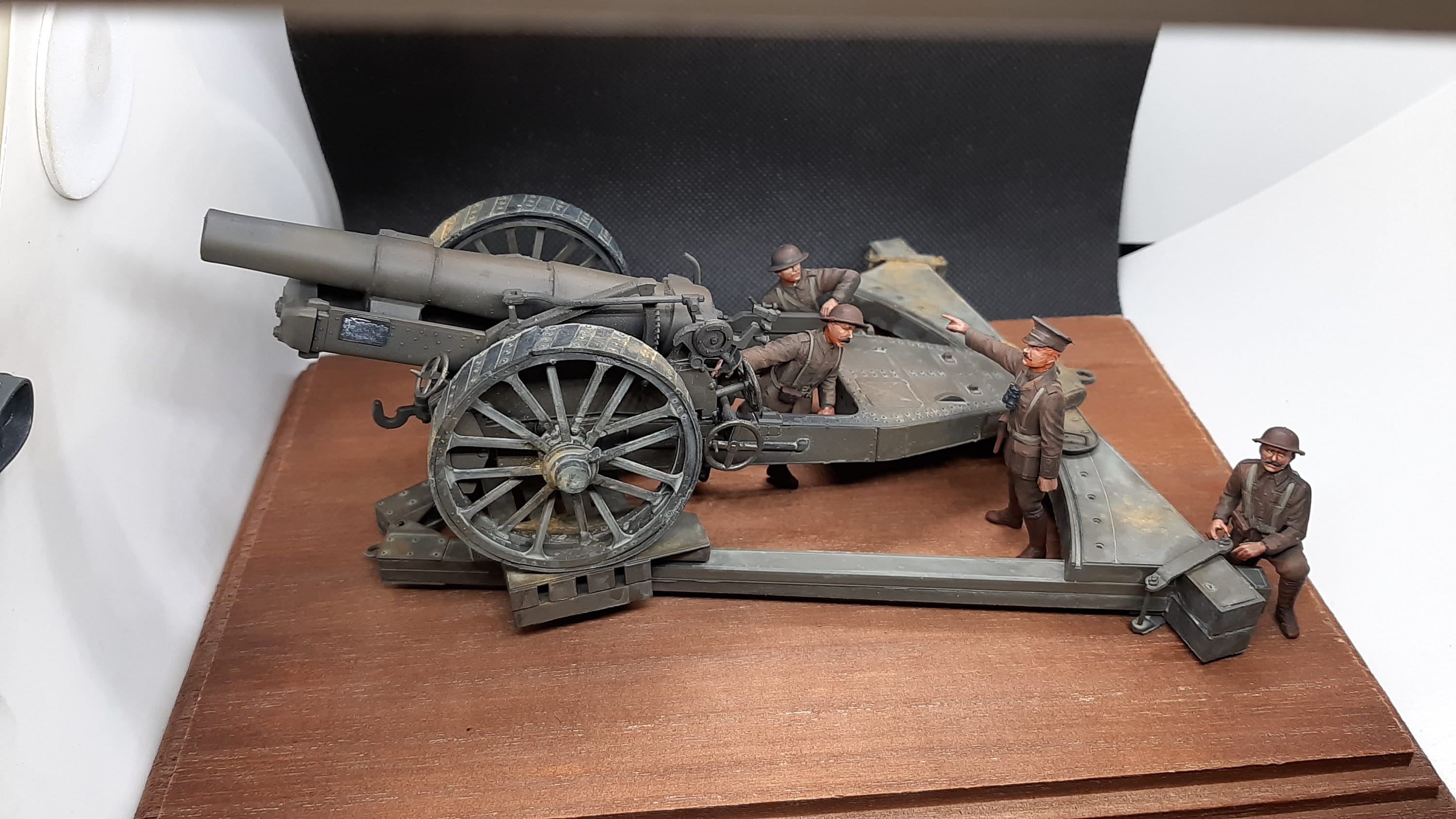 Painted Miniatures - Howitzer WW1 BL 8-inch Howitzer + Crew (4 Figures ...