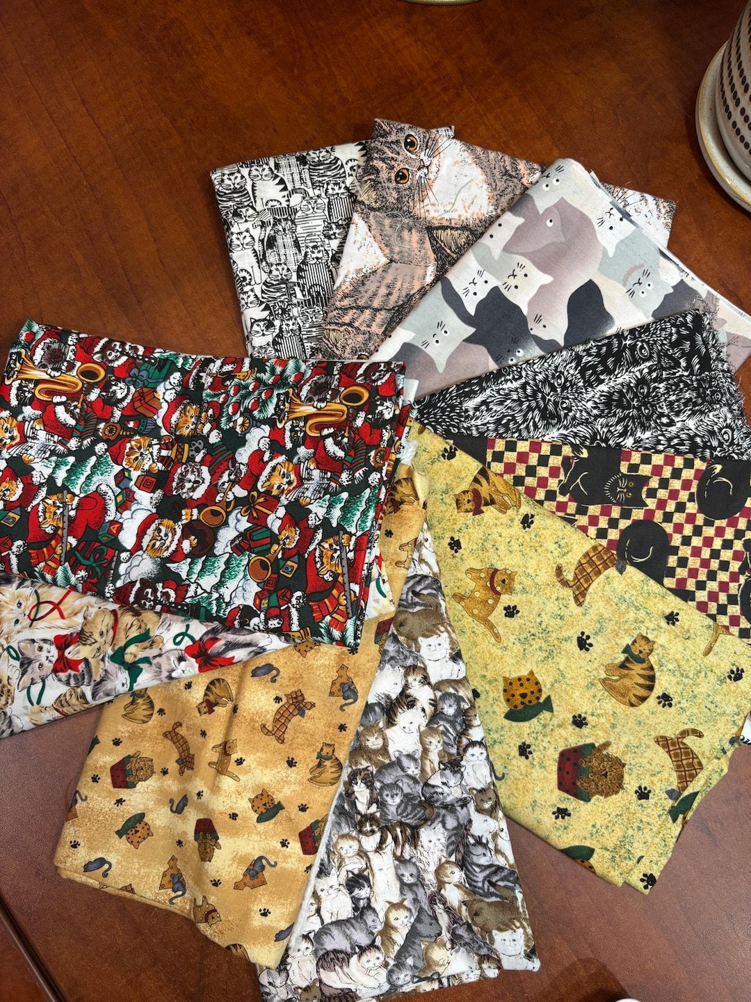 19 Pc Kitty Cat Fabric Bundle for Sewing - Etsy